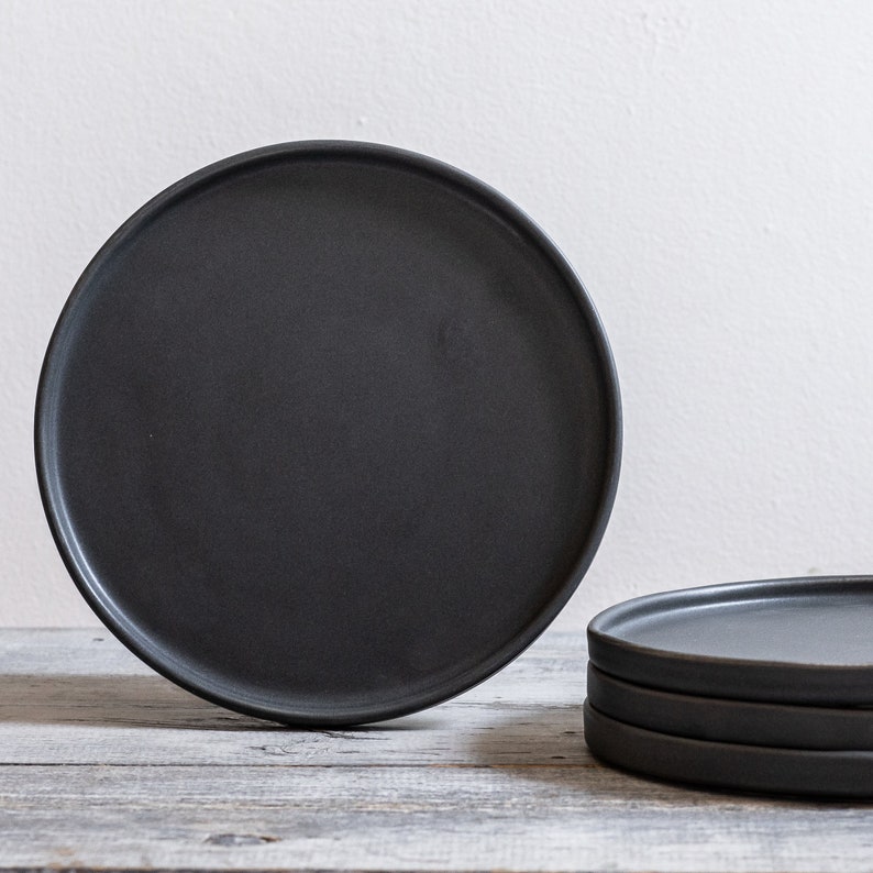 Dinner Plate in Charcoal - Etsy UK