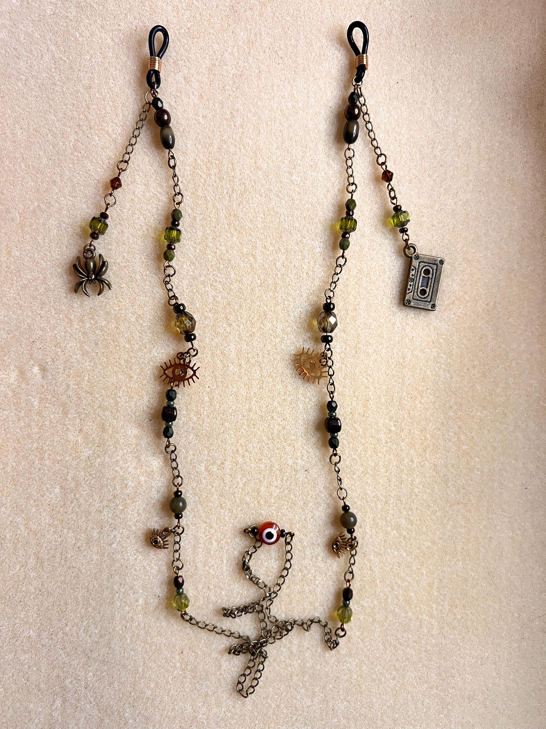 TMA Glasses Chain - Jonathan Sims/the Archivist Themed - Etsy