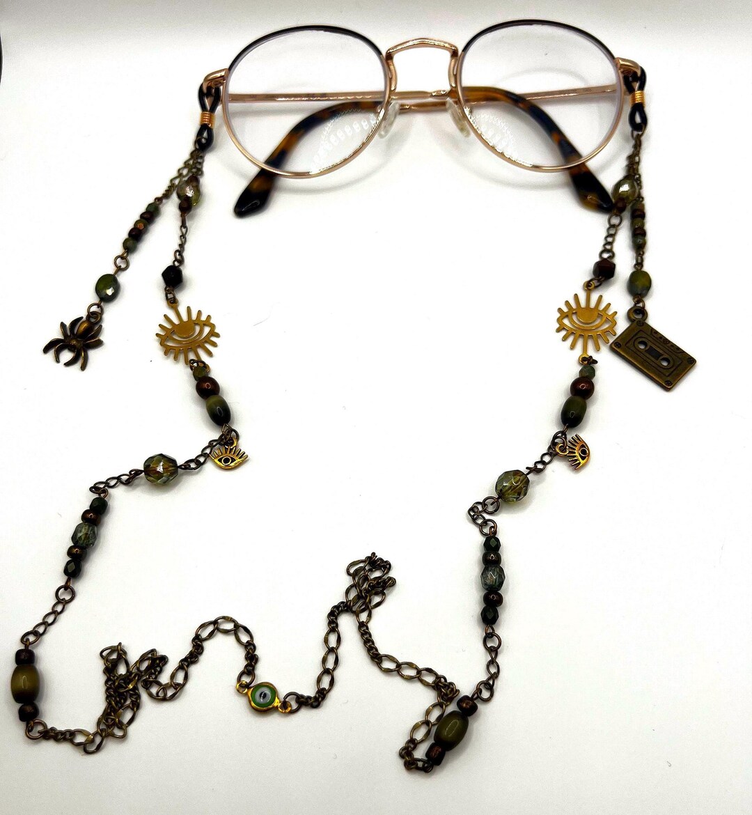 TMA Glasses Chain - Jonathan Sims/the Archivist Themed - Etsy