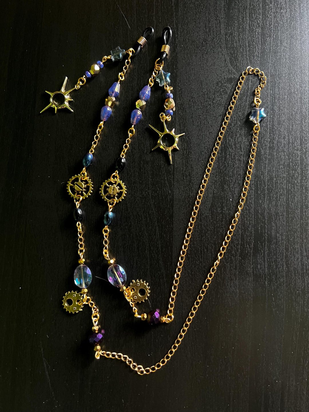 Viktor (arcane) Themed Glasses Chain - Gold/blue/purple - Etsy