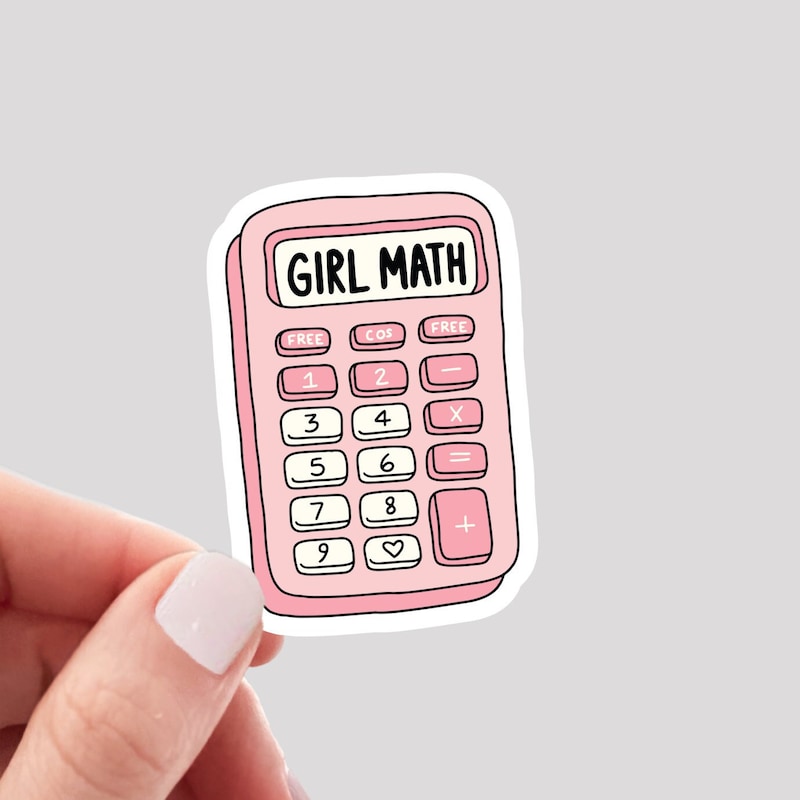 Calculator Stickers - Etsy