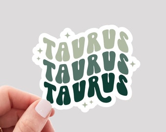 Taurus Vinyl Sticker - Etsy