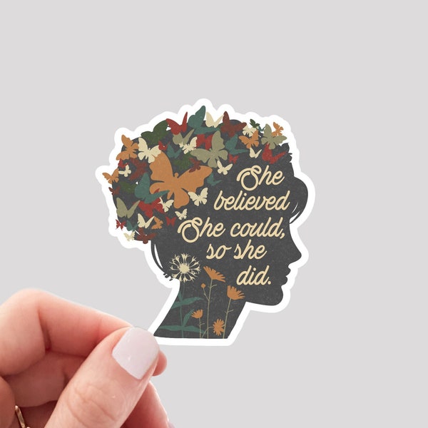 She Believed She Could so She Did - Etsy