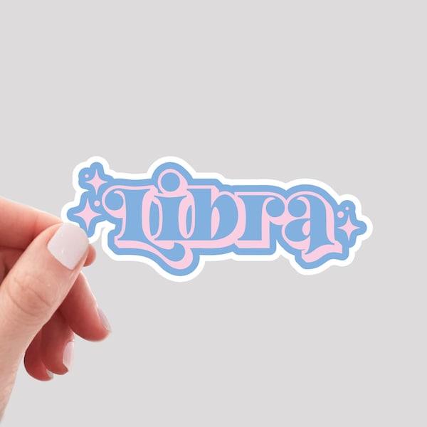 Libra Sticker - Etsy
