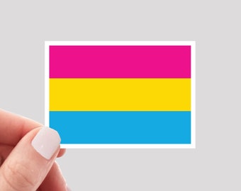 Pansexual Sticker Pixel Heart Sticker Pansexual Pride Sticker Pan Pride ...