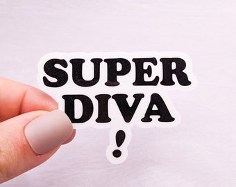 Diva Sticker - Etsy