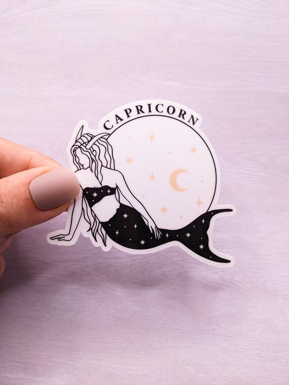 Capricorn Sticker / Zodiac Capricorn Sticker / Capricorn Girl - Etsy