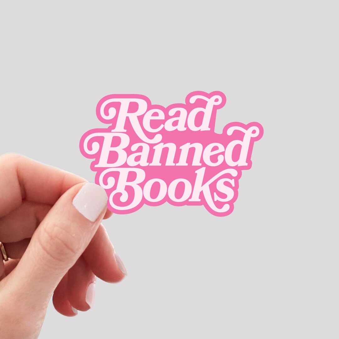 Read Banned Books Sticker / Banned Books Sticker / Reading Sticker ...