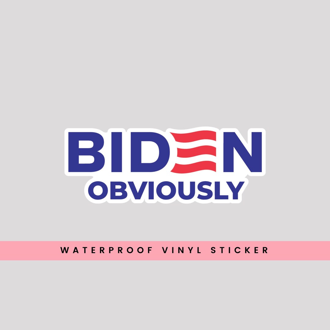 Biden Harris Sticker, Funny Biden Sticker, 2024 Election Sticker, Pro ...