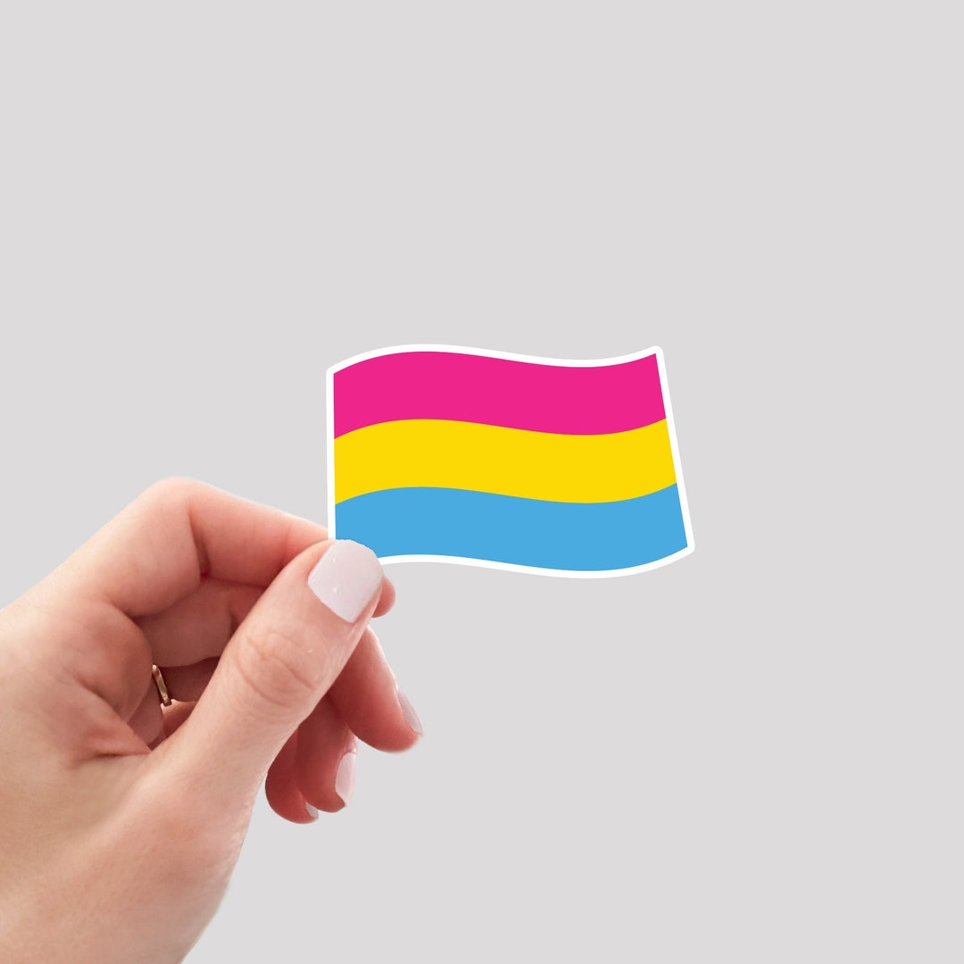 Pansexual Flag Sticker / Pansexual Sticker / LGBTQA Sticker - Etsy