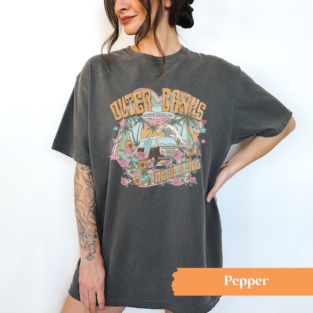 Outer Banks Graphic Tee, North Carolina Graphic Tee, Trendy Summer ...