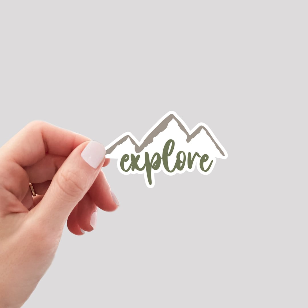 Explore More Sticker / Mountains Sticker / Outdoors Sticker / Hiking ...
