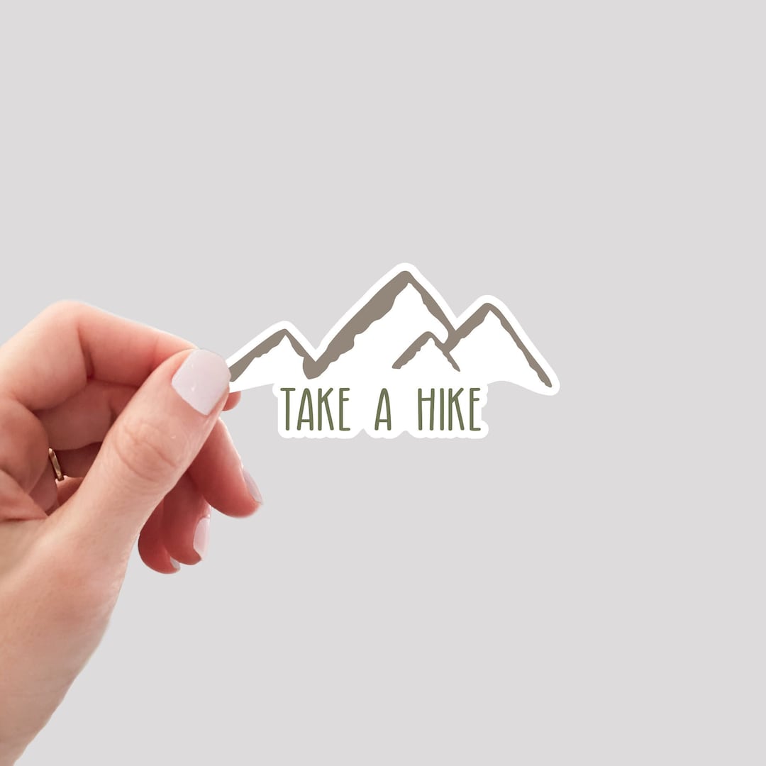 Take a Hike Sticker / Mountains Sticker / Outdoors Sticker / Hiking ...