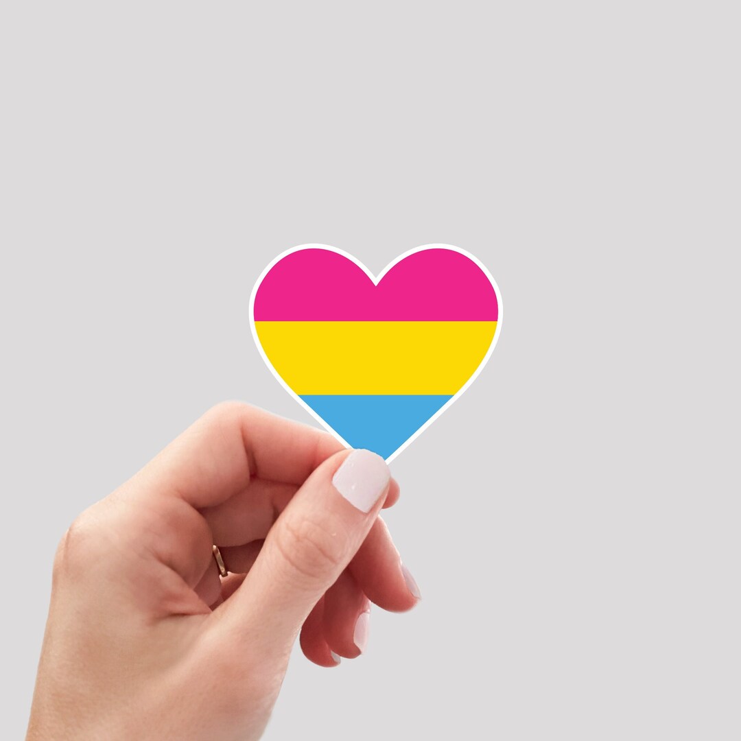 Pansexual Flag Sticker / Pansexual Sticker / LGBTQA Sticker - Etsy