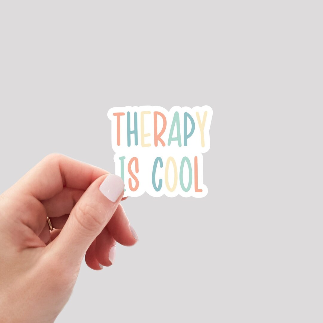 Therapy is Cool Sticker / Mental Health Sticker / End the Stigma ...
