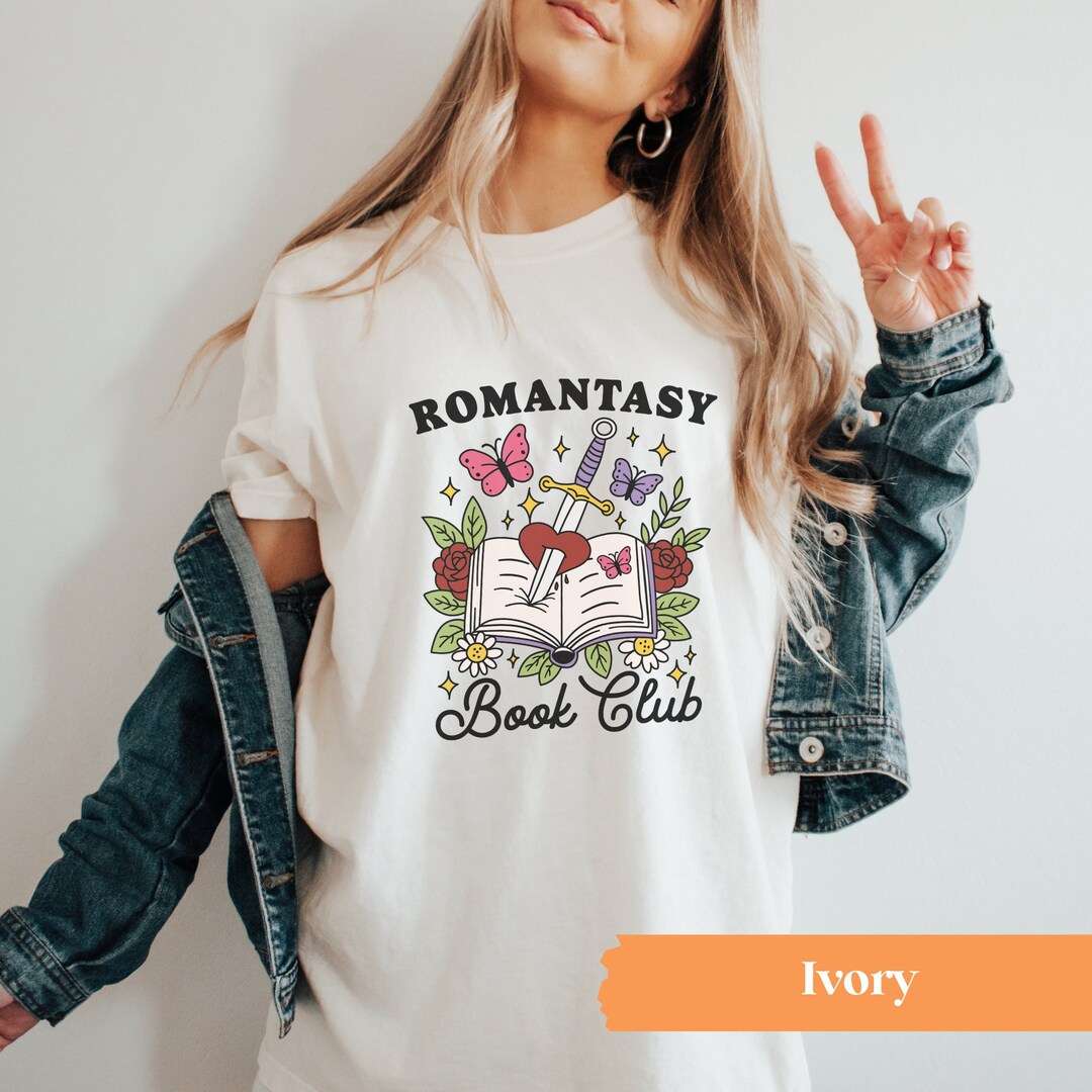 Romantasy Book Club Comfort Colors® Shirt, Romantasy Shirt, Book Club ...