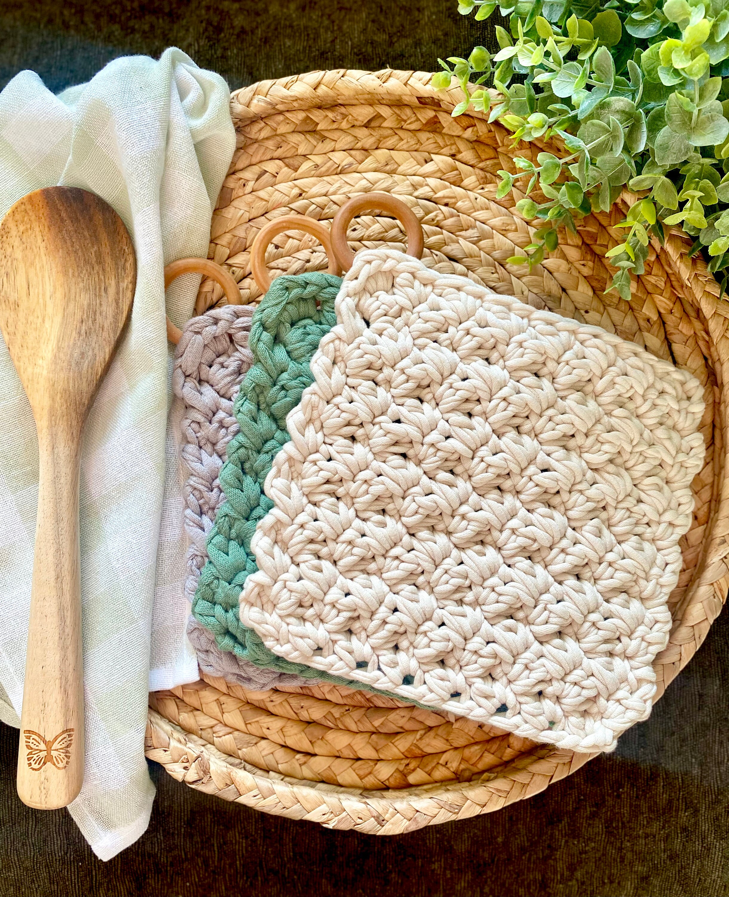 CROCHET PATTERN Homestead Trivet. Crochet Trivet Pattern. - Etsy