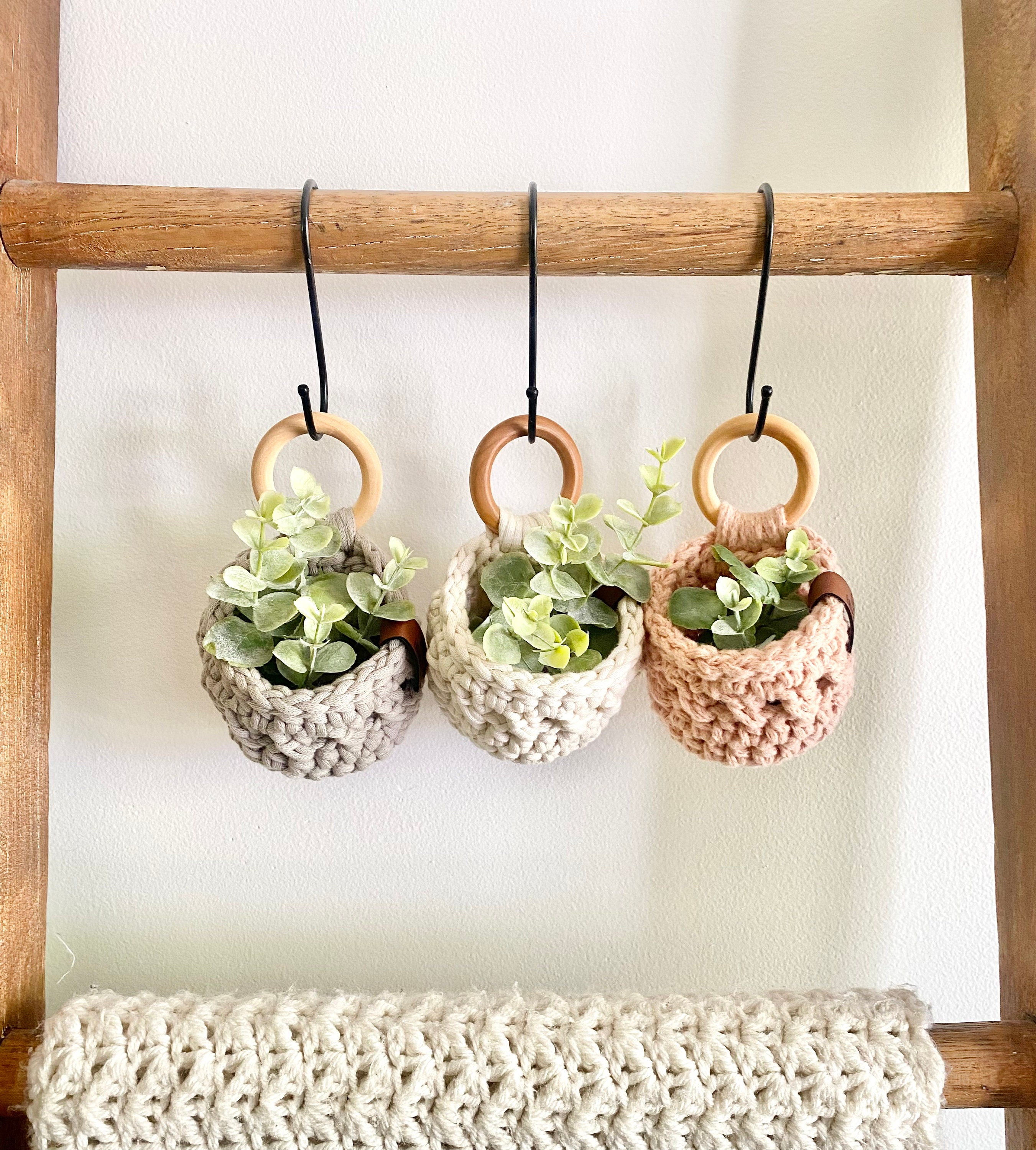 CROCHET PATTERN the Crossed Planterette. Crochet Plant - Etsy
