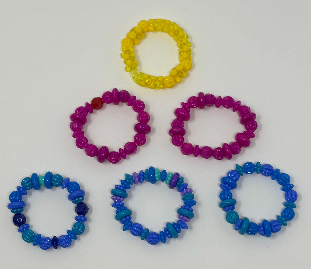 Basic Colors Fun Bracelets Handmade Beaded Bracelets Small / Children ...