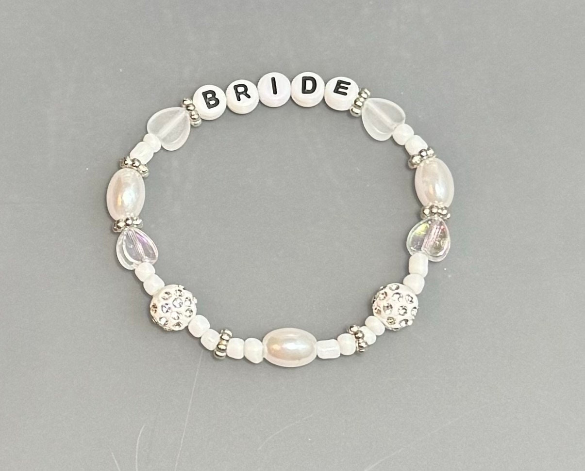 Bridal / Wedding Handmade Beaded Bracelets - 