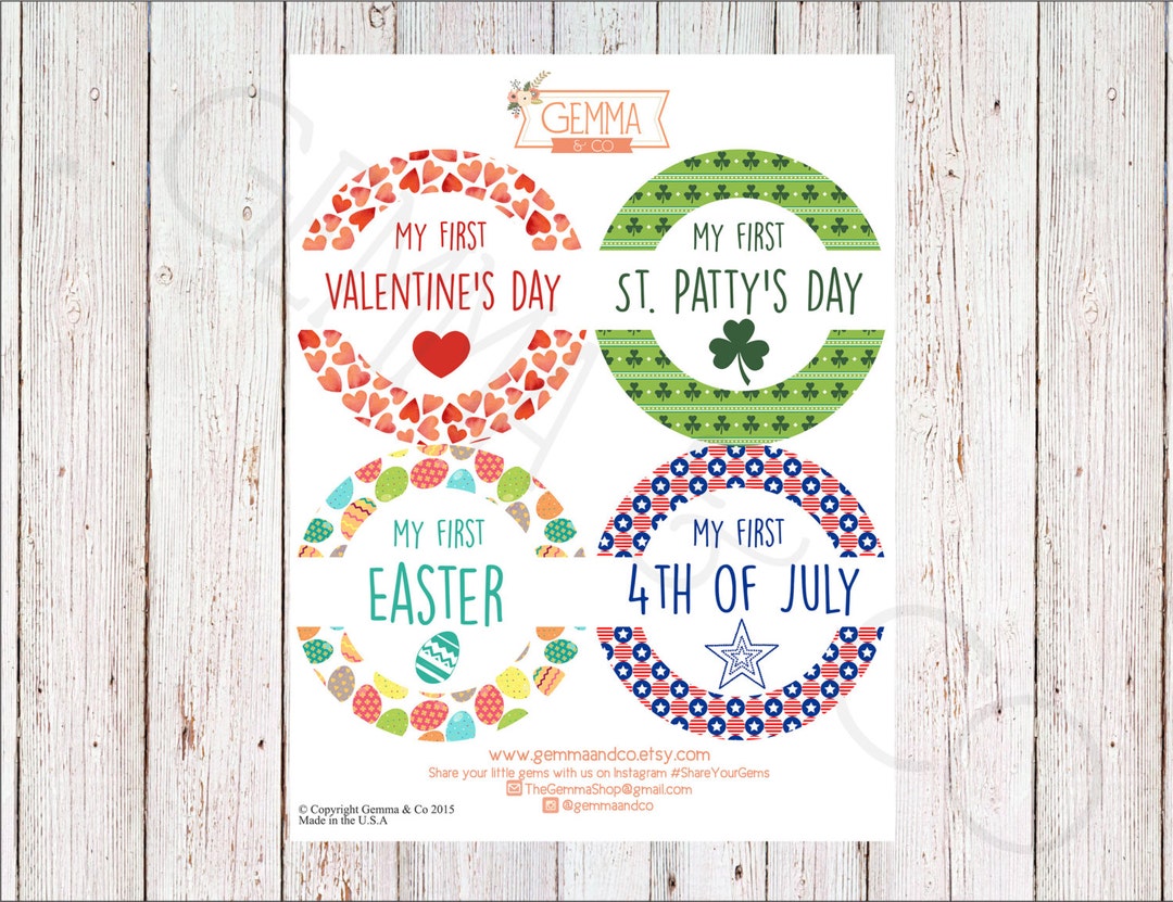 Spring and Summer Holiday Sticker Set - Etsy