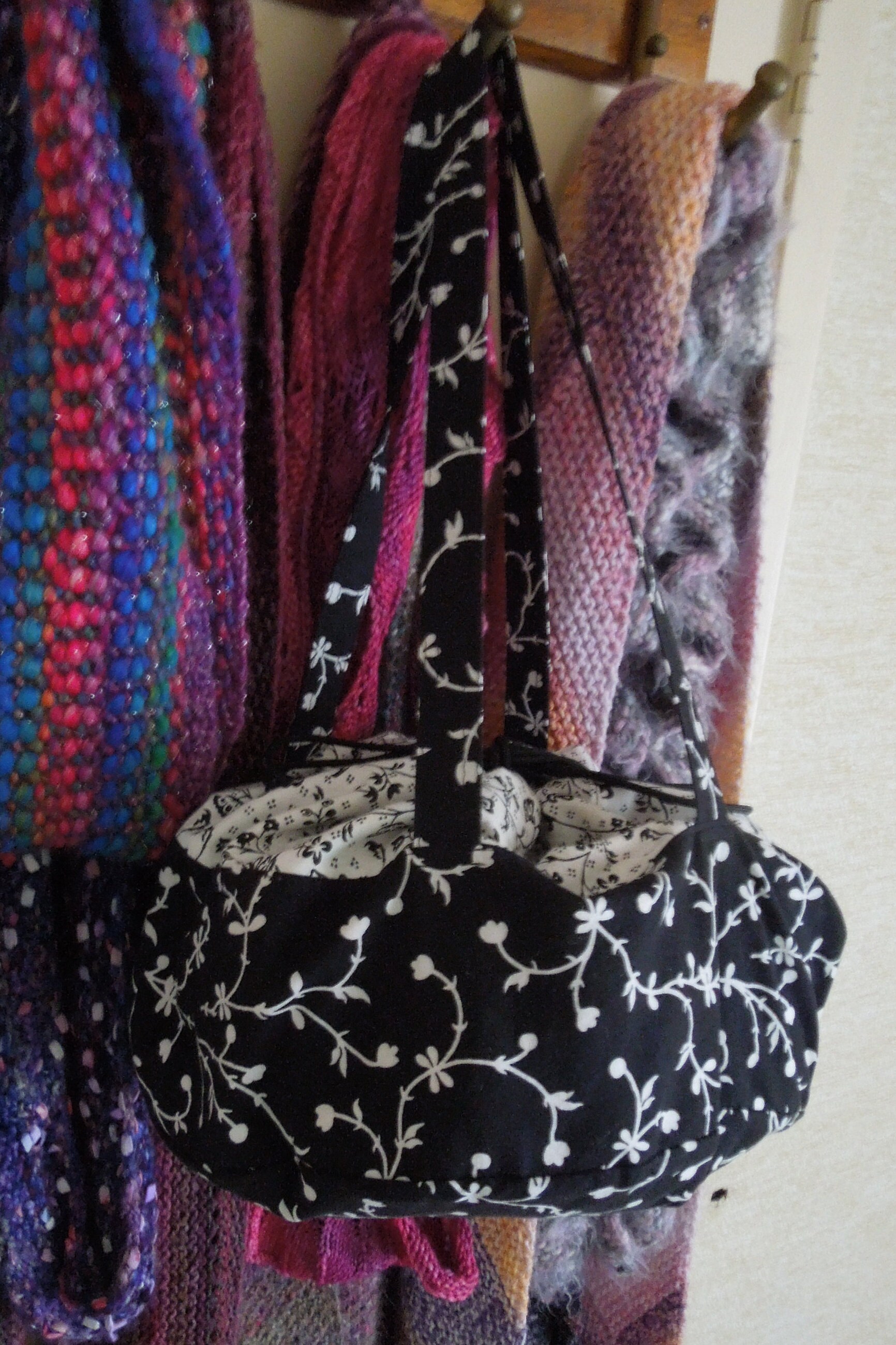 Large Drawstring Project Bag, Circle Tote bag, Travel Project Pouch ...