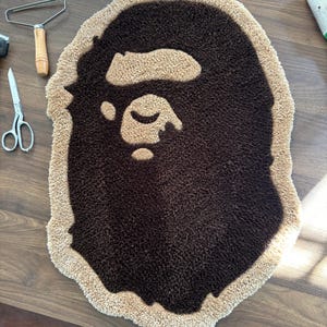 BAPE Rug | Custom Tufted Rugs | Home Decor | Rahrahrugs - Etsy