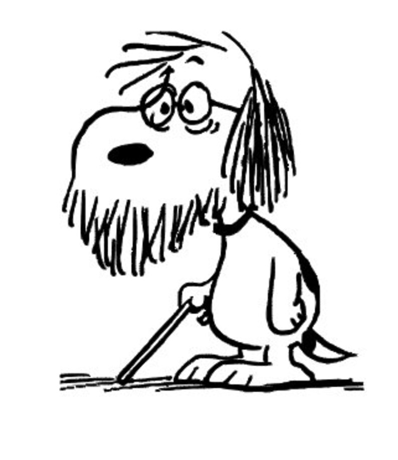 Snoopy Grandpa / Snoopy as Old Man / Old Snoopy | Etsy Australia