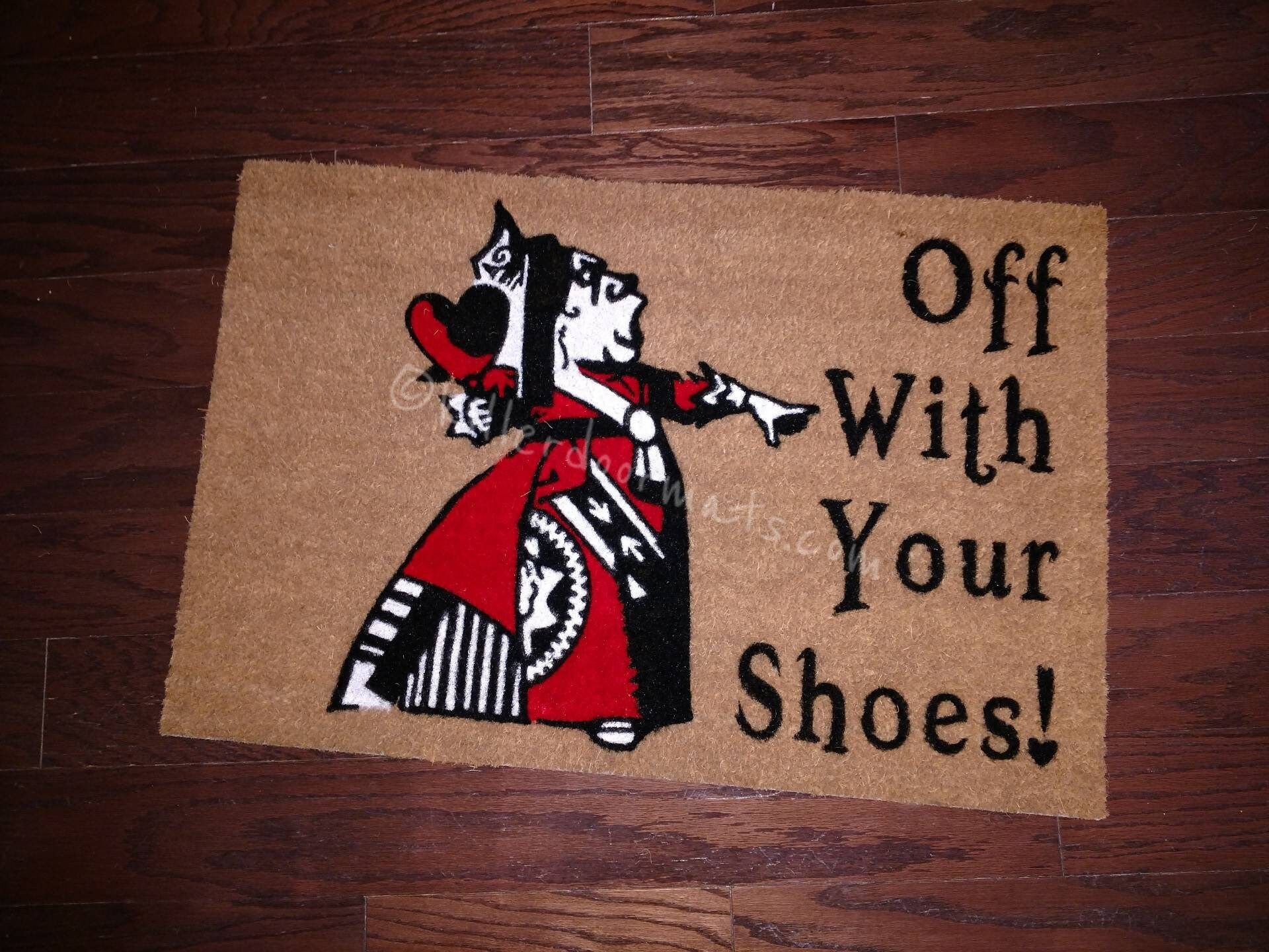 The Original With Color off With Your Shoes Queen of Hearts Alice in ...