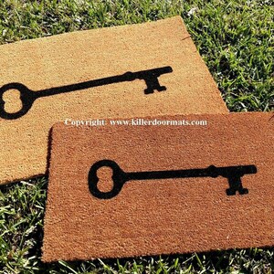 It's Just a Simple Key Custom Hand Painted Welcome Door Mat by Killer ...
