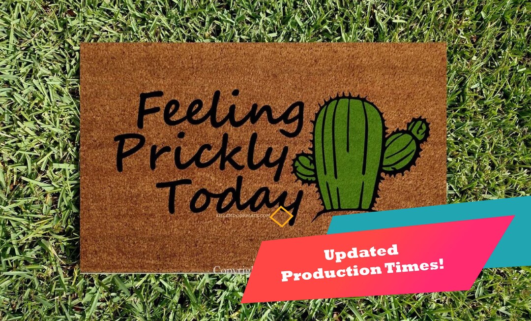 The Original Feeling Prickly Today Cactus Custom Hand Painted - Etsy