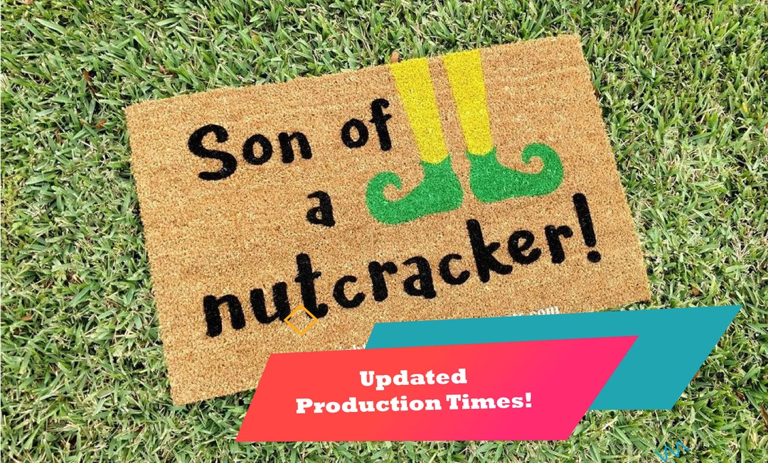 Son of a Nutcracker Custom Hand Painted Funny Elf Fandom Holiday ...