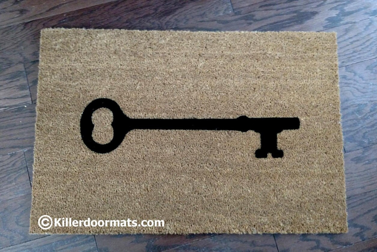 It's Just a Simple Key Custom Hand Painted Welcome Door | Etsy