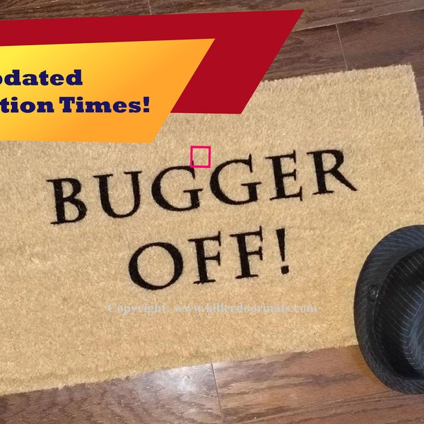 Rude Door Mat - Etsy
