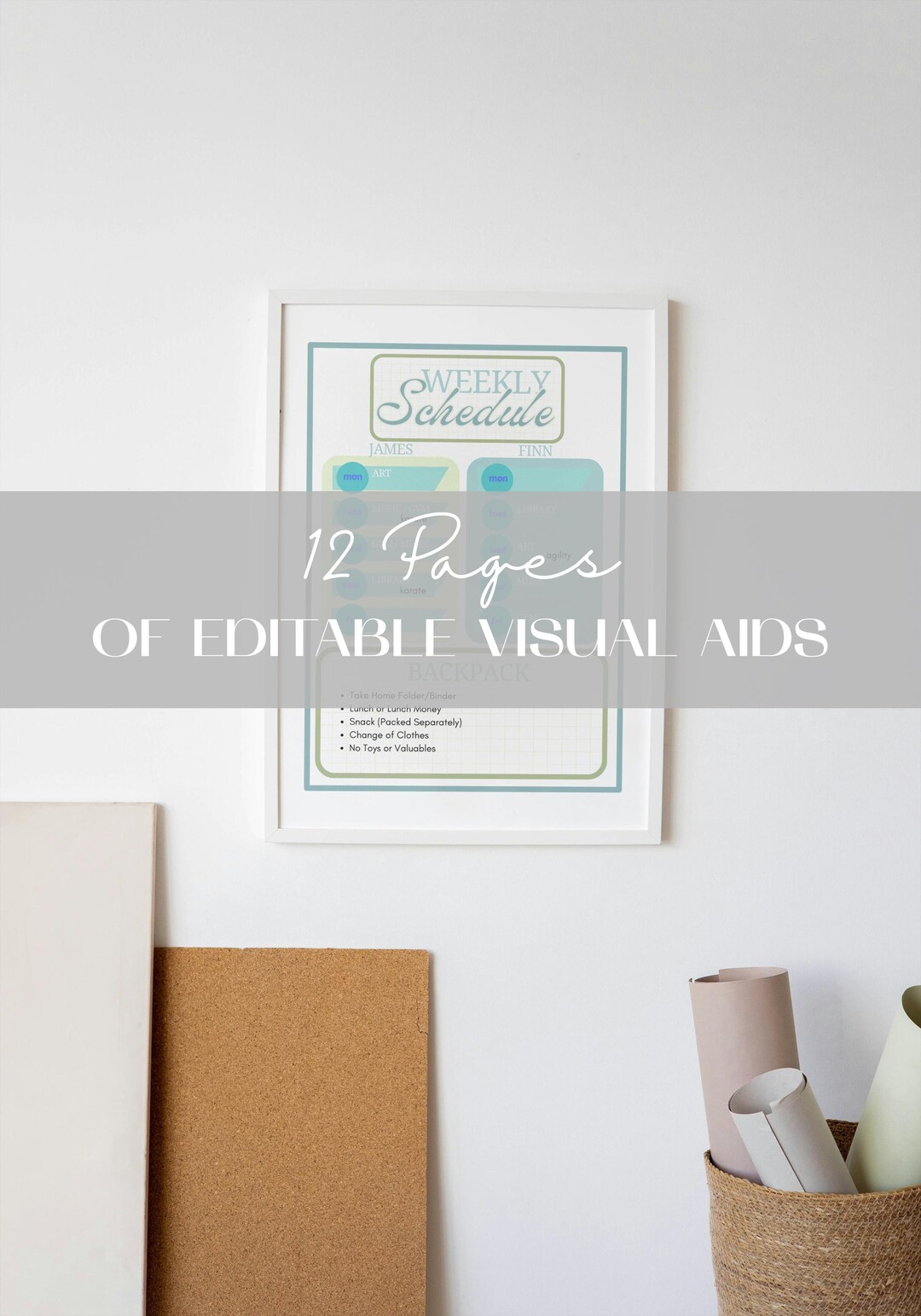 Visual Aids Pack - ADHD Autism Tools - Routine, Schedule, Checklist ...