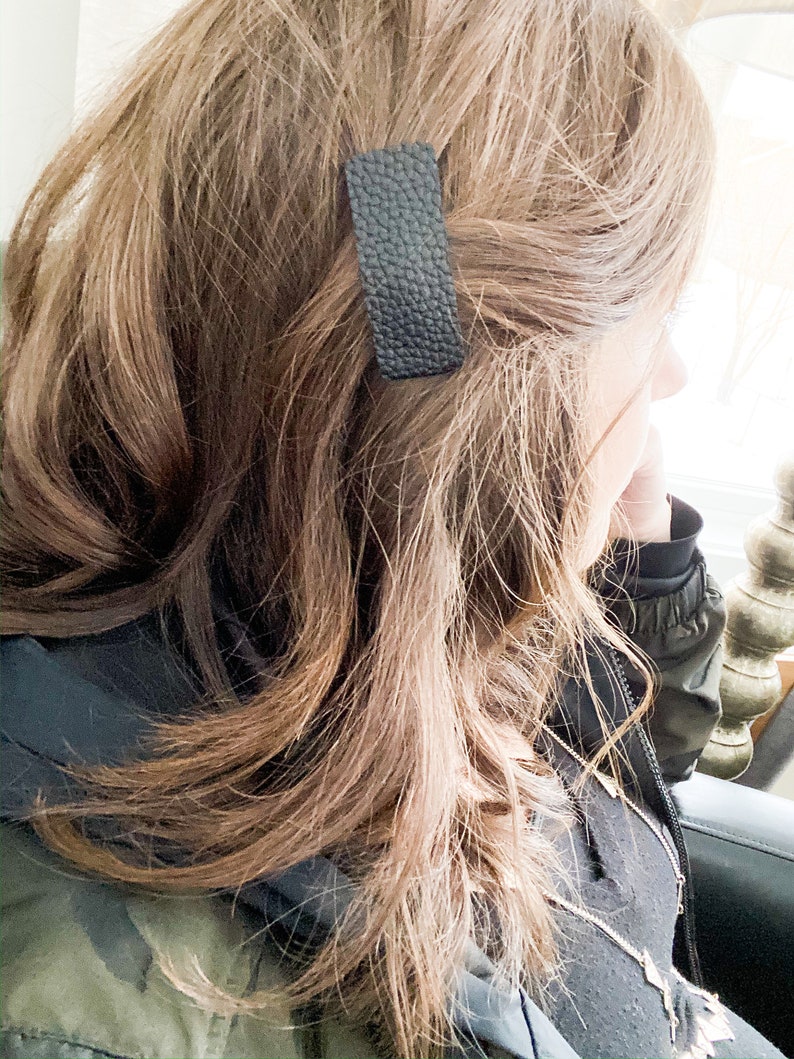 Purple Sweet Hearts Pink Flake Snap Clip Set Faux Leather - Etsy