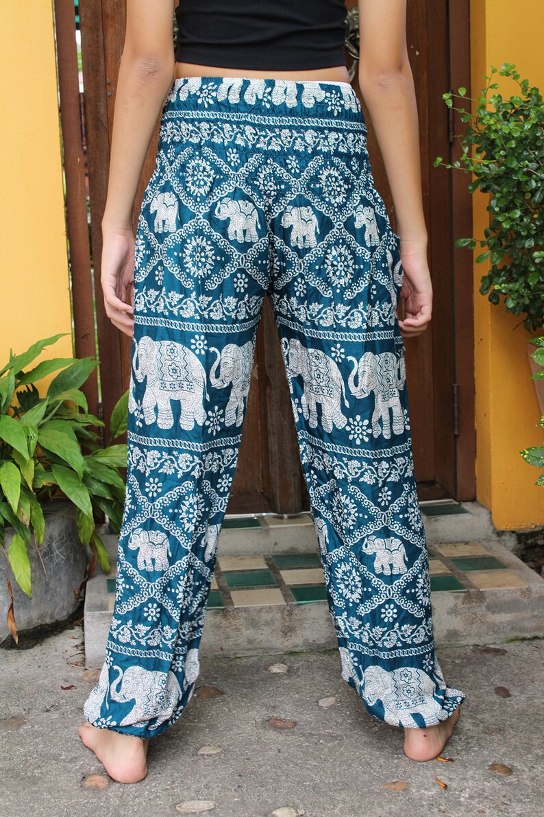 Hippie Clothing Bohemian Pants Harem Pants Elephant Wild In Etsy