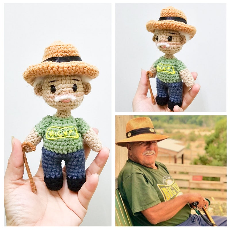 Look Alike Knitted Doll - Etsy