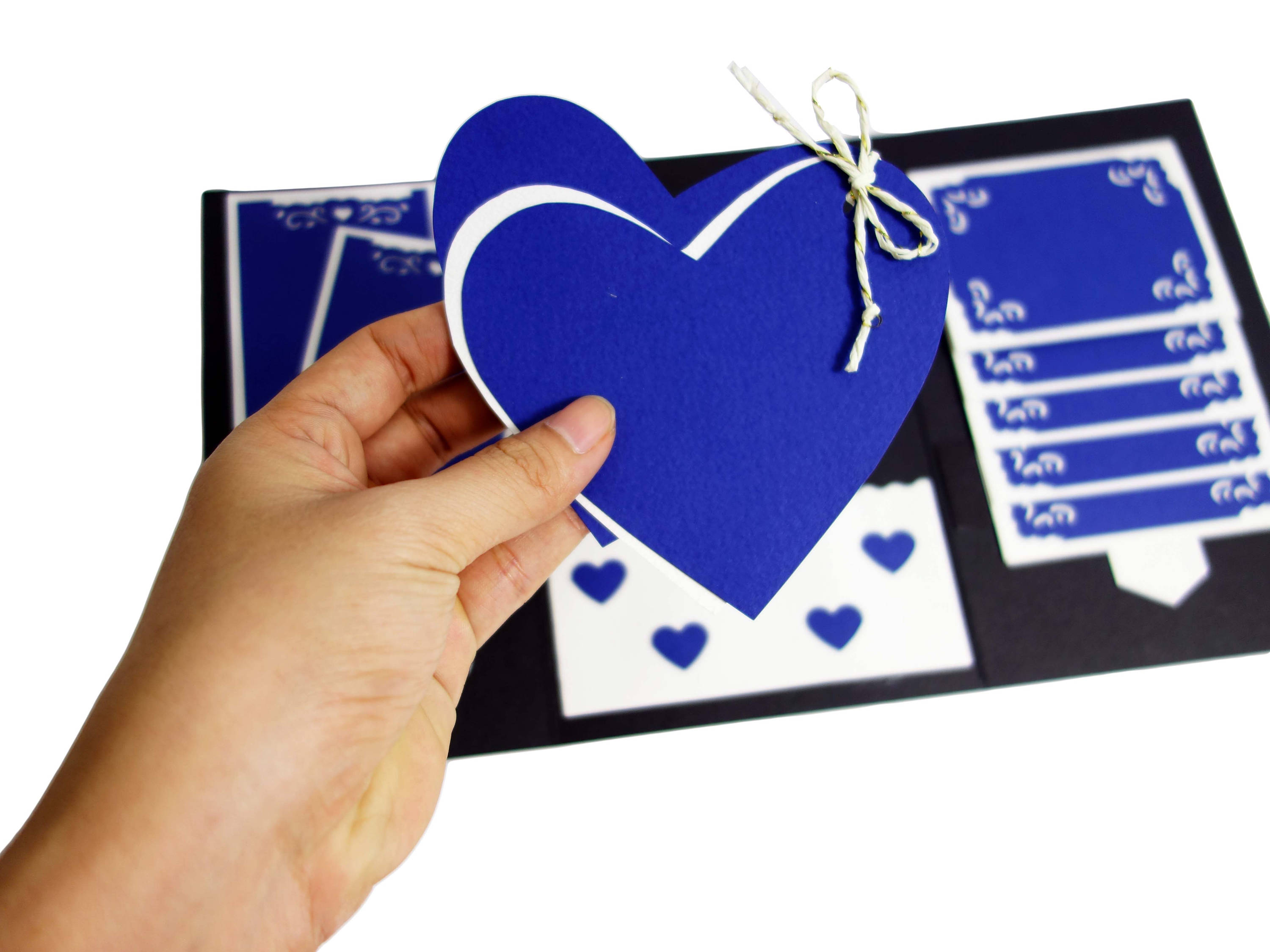 Heart Scrapbook Exploding/explosion Card Photo Album-vintage - Etsy