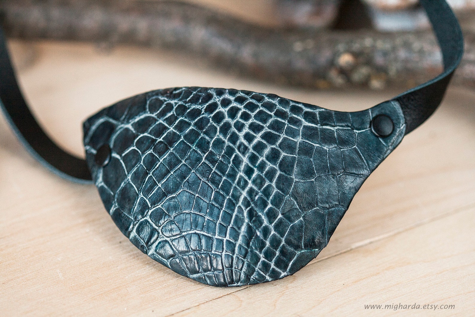 Dragon Leather Eye Patch Snake Eye Patch Man Eye Patch | Etsy