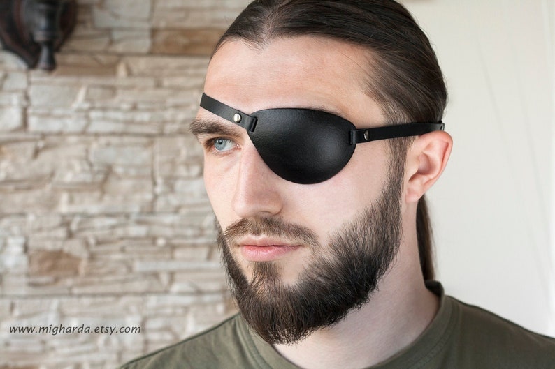Leather Eye Patch Eye Patch Man Eye Patch Woman Eye Patch | Etsy