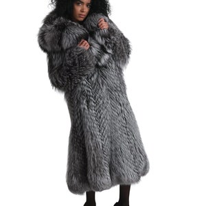 Silver Fox Fur Jacket Fox Fur Jacket Fox Fur Coat Silver Fox Jacket ...