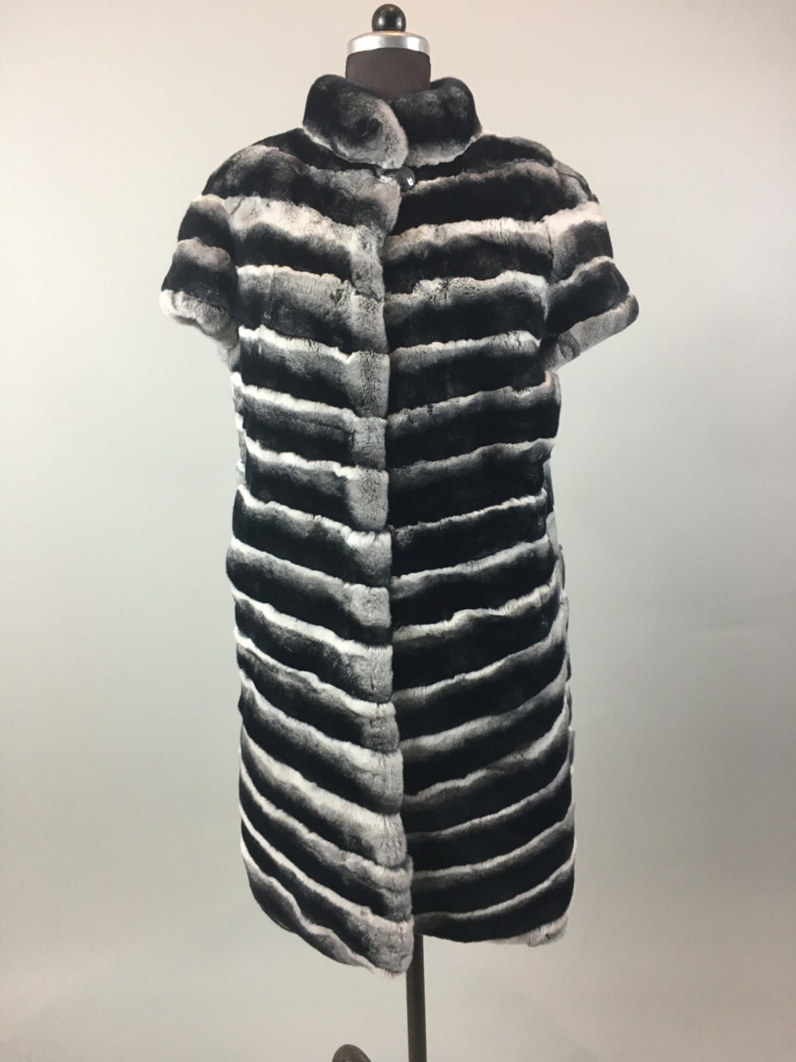 Luxury Gift Rex Rabbit Full Skin Fur Coat Fur Jacket - Etsy