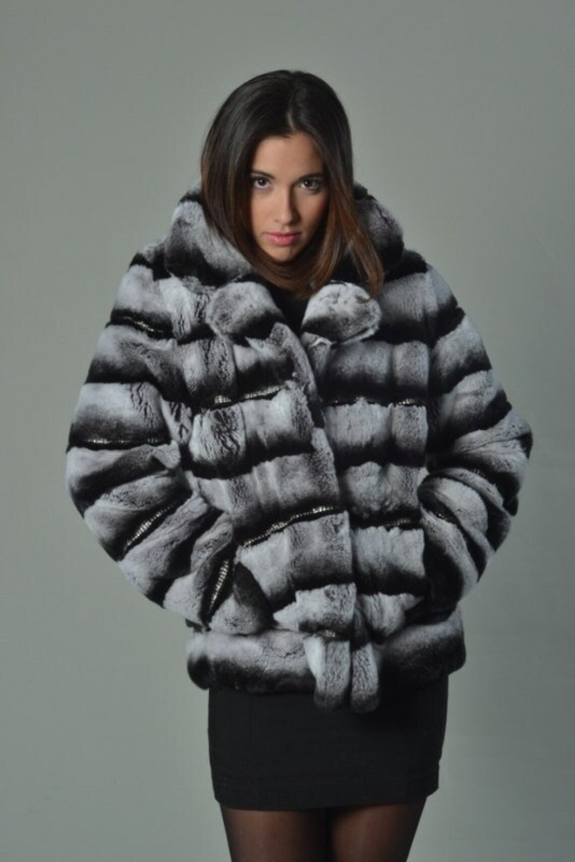 Luxury Gift Rex Rabbit Fur Coat Fur Jacket Wedding or - Etsy