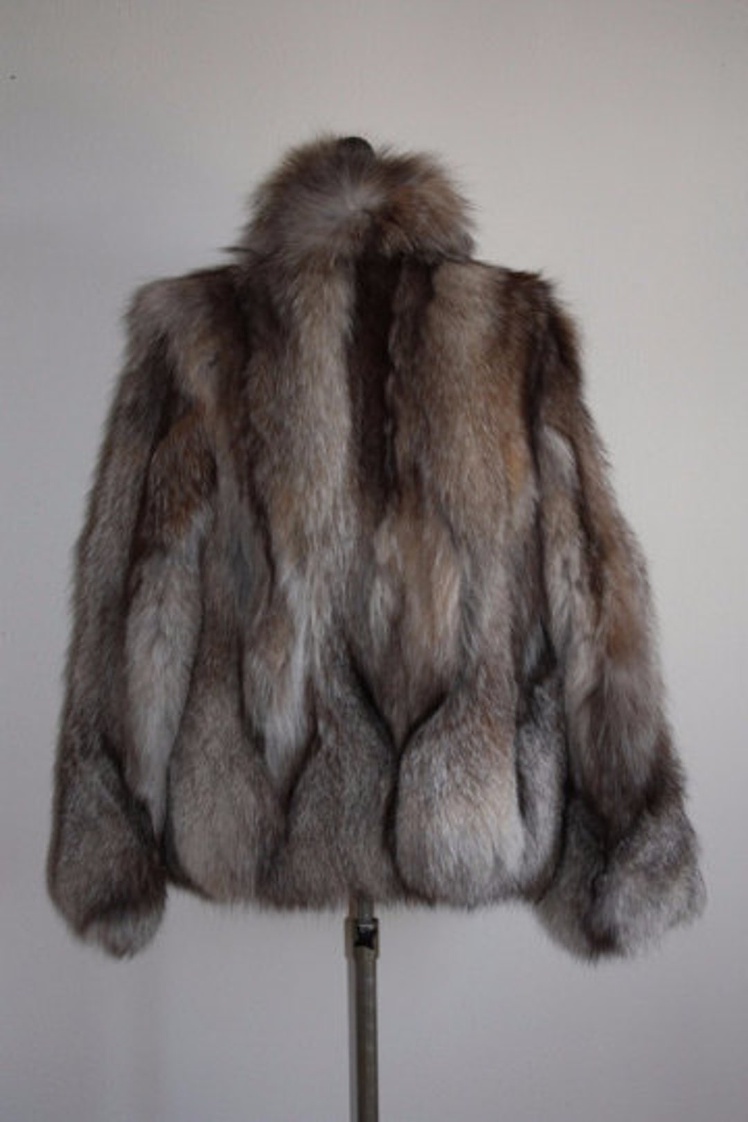 Crystal Fur Waist Length Jacket Fox Fur Jacket Fox Fur Coat Crystal ...