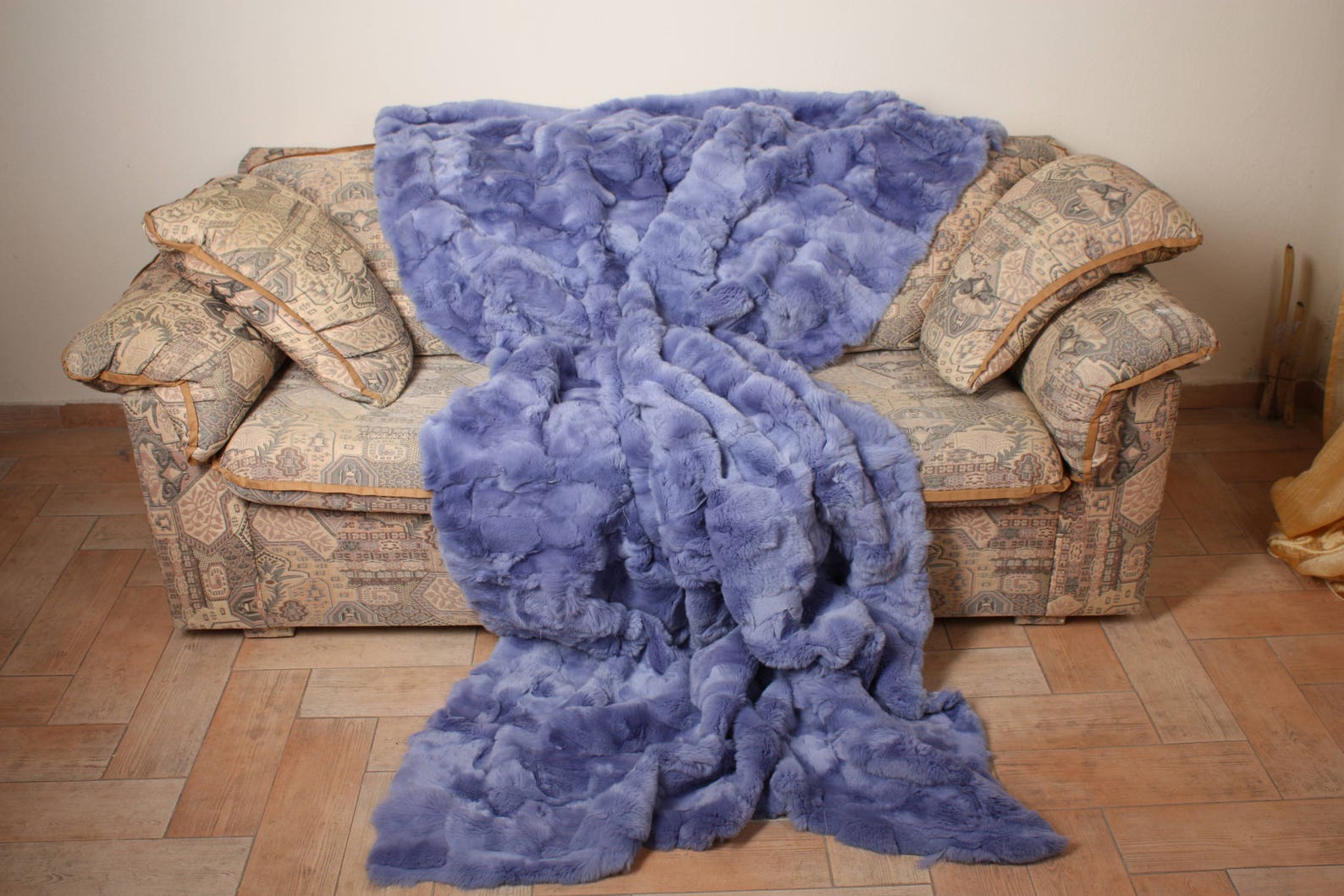 Ciel Fox Fur Blanket Luxury Bedding Ciel Fox Blanket - Etsy