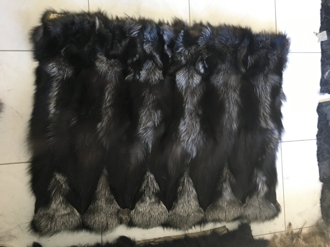 Silver Fox Sectional Fur Plate - Etsy