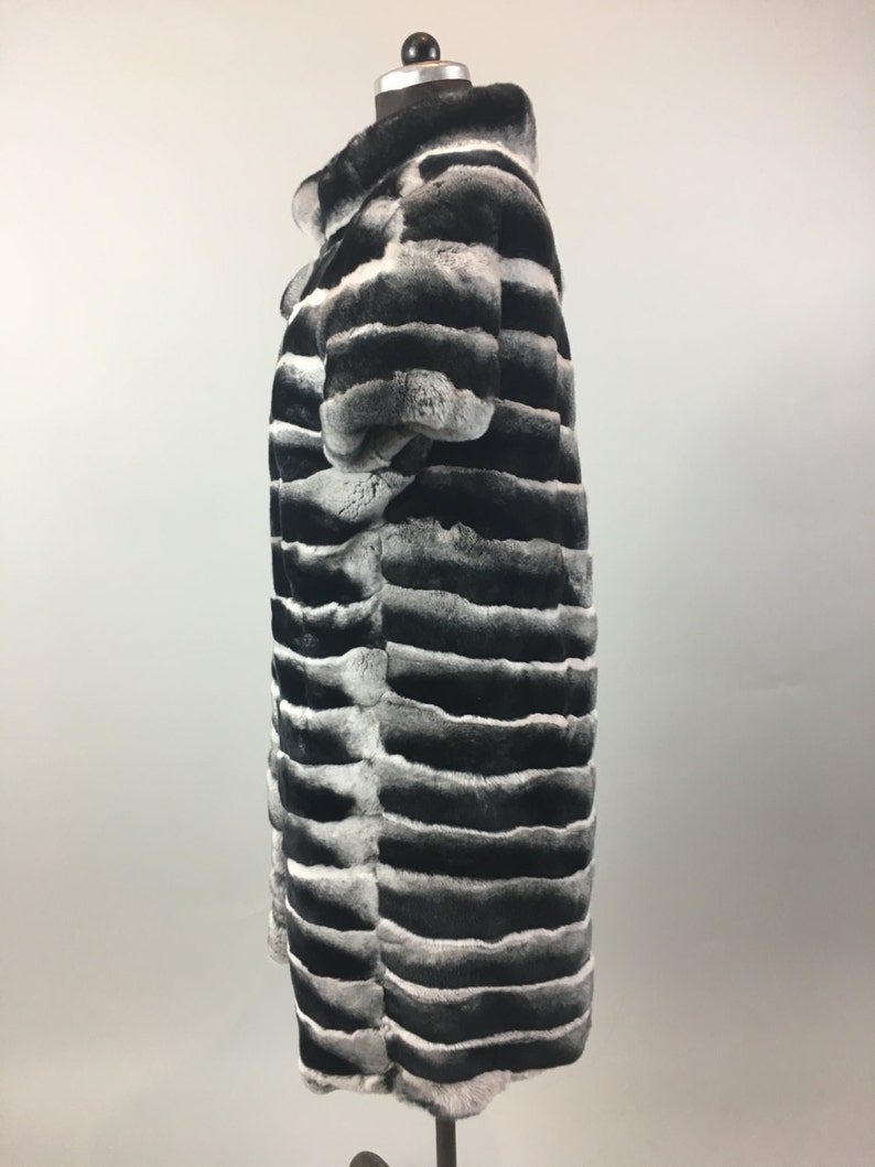 Luxury gift/ Rex rabbit Full skin Fur coat/Fur | Etsy