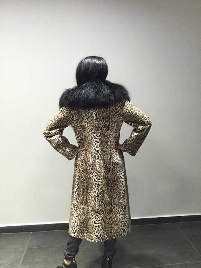 Luxury Gift Rex Dyed Rabbit Fur Coat Fur Jacket Full Skin - Etsy