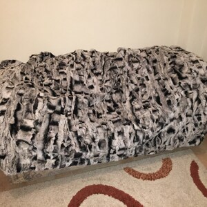 Rex Rabbit Real Rex Fur Blanket Throw Blanket Minky Blanket Toddler ...